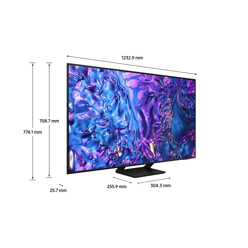 Samsung Q70D TV QLED 4K 55” QE55Q70DATXZT Smart TV Wi-Fi Black 2024 ...